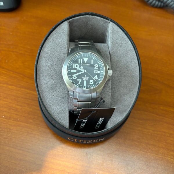 Citizen BN0118-55E Promaster Tough Titanium Eco Drive Watch - Black ...