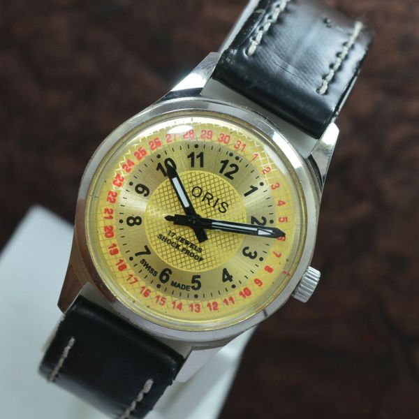 Beautiful Oris Hand Wind ST 96 17 Jewels Men's Wrist Watch ...