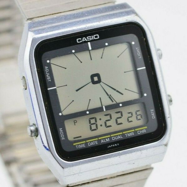Vintage Casio Digital Hands Alarm Chronograph Watch AE-70 MOD.187 JDM ...