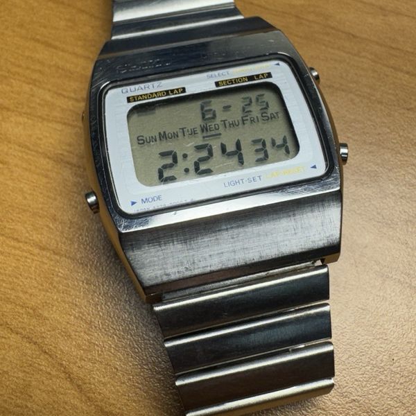 Seiko A229-5000 Vintage Digital Watch 1979 Chronograph | WatchCharts ...