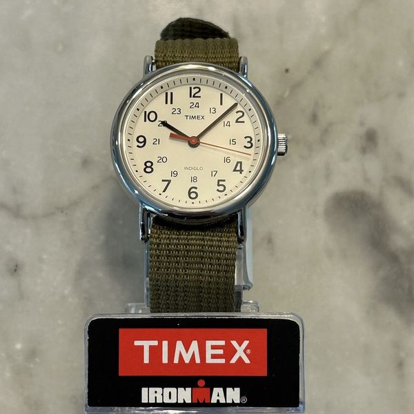 Timex Weekender Men's Watch Army Green Nato Strap T2N651 - 38 mm Case ...