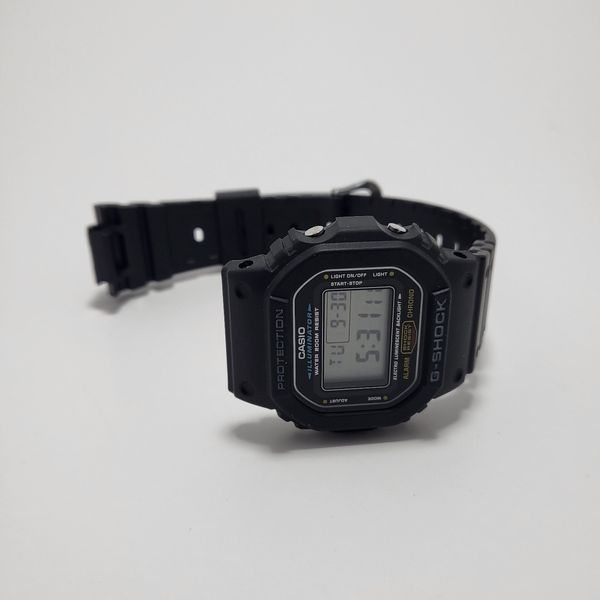 Casio G-Shock Illuminator DW-5600E 3229 Black Alarm Chrono Mens Watch ...