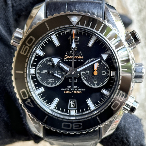 FS: Omega Seamaster Pro Planet Ocean 600 M Black Co-Axial Chronograph ...