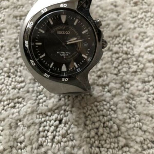 Seiko Kinetic 100M Model 5M62-0AF0 Watch | WatchCharts Marketplace