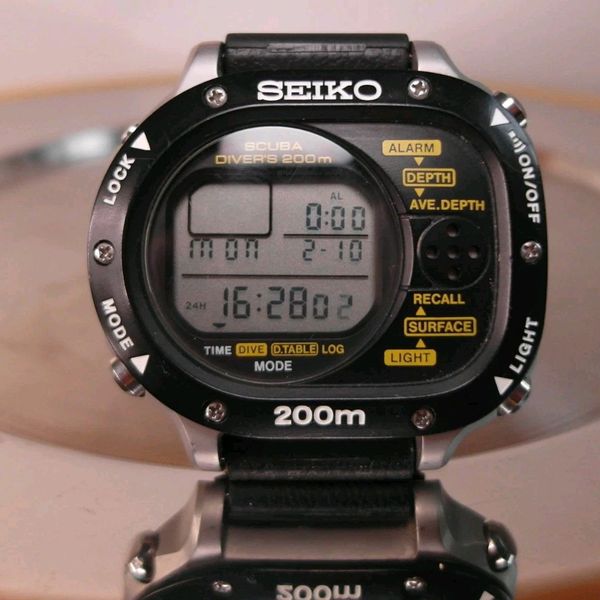 Ultra Rare Seiko M726 Scubamaster SCUBA DIVER's - Depth Sensor Aqualand ...