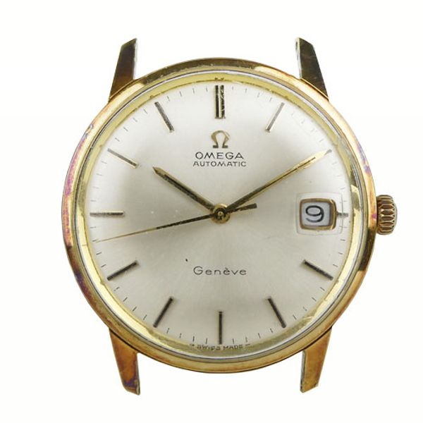 [OMEGA Omega] Geneva automatic OMEGA Geneve date self-winding gold ...