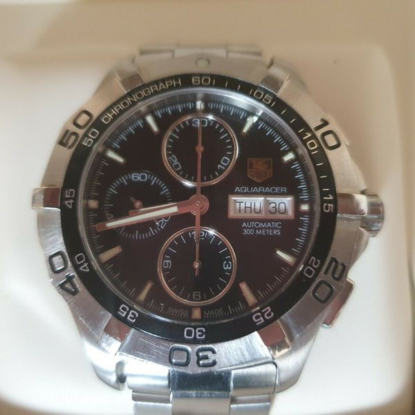 TAG HEUER AQUARACER CALIBRE 16 MENS WATCH serial number CAF2010 rrp £2k ...