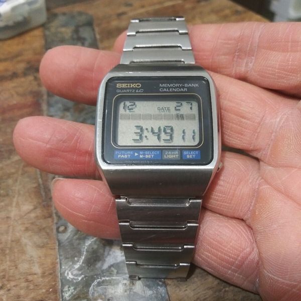 Vintage 1978 Seiko M354-5010 James Bond Moonraker Memory Bank Calendar ...