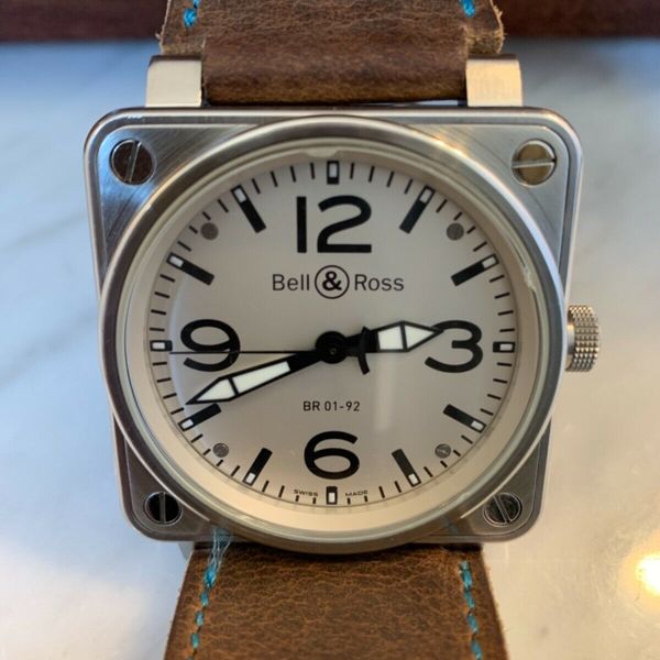 Beautiful Silver Bell & Ross BR01-92 with Box and Paperwork ...