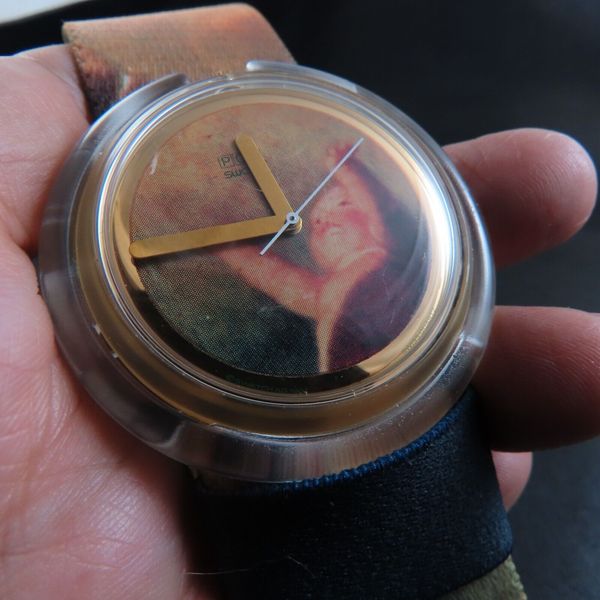 New Old Stock Swiss Made Swatch POP Special Dial Quartz Men Watch ...
