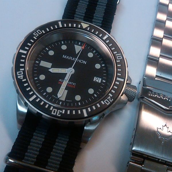 SOLD: 2006 Marathon SAR Automatic with Bracelet & Bond NATO ...