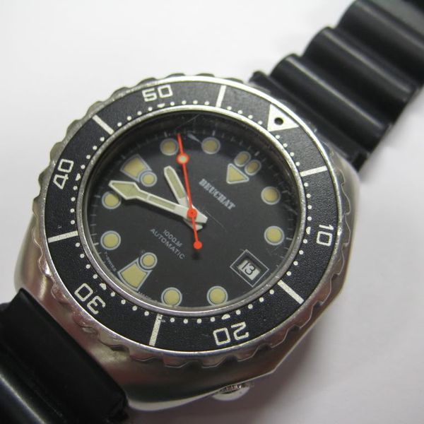 ~ Vintage beuchat ~ french navy diver ,watch is SOLD | WatchCharts