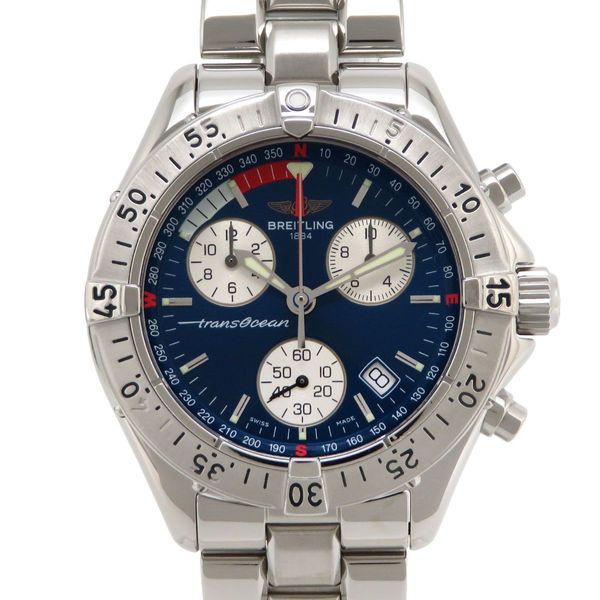 Breitling Transocean Chronograph Men's A53340 Quartz Box with Guarantee ...