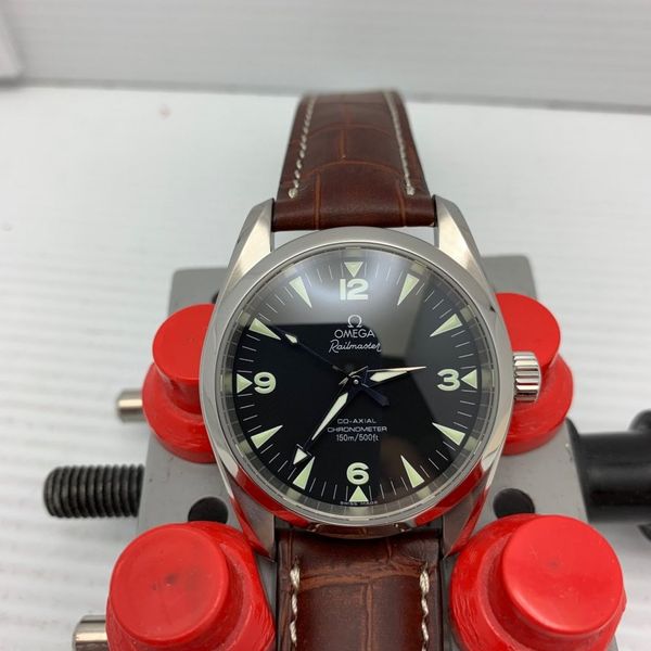 SOLD Omega Railmaster 2804.52 - 36mm railmaster on strap | WatchCharts Marketplace