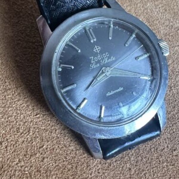 Zodiac Sea Skate 1960s 35mm Vintage Diver | WatchCharts Marketplace