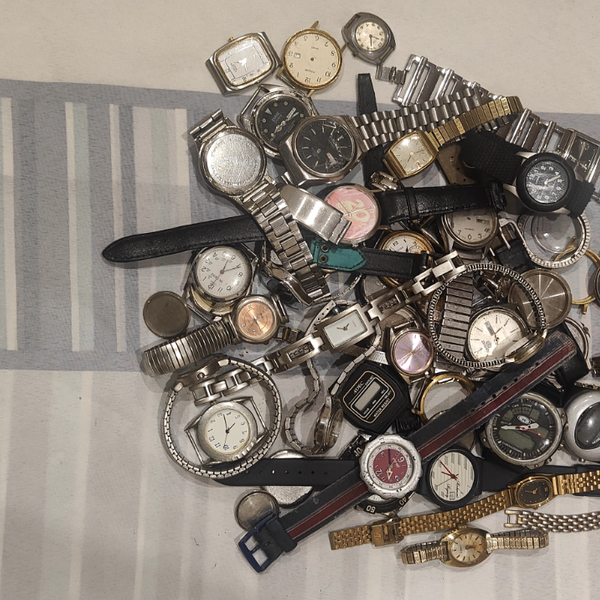 Bulk watches vintage and modern popular brands lot some complete for ...