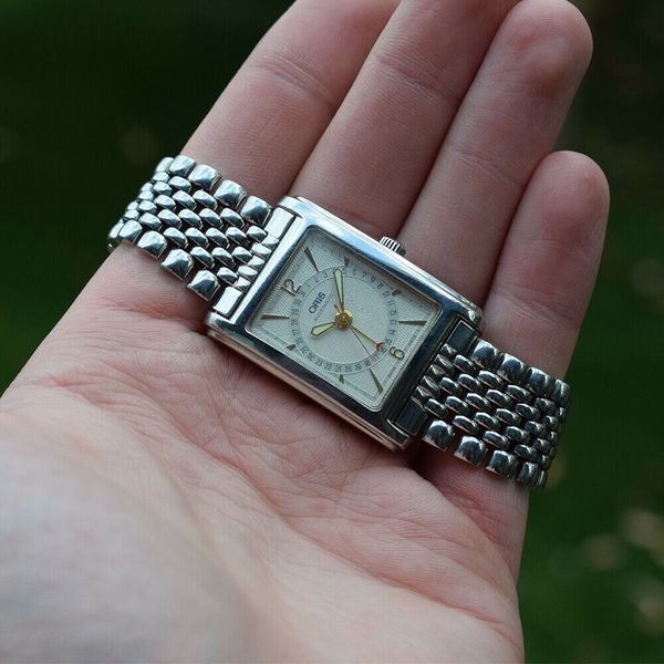 1999 Oris “Tank” Automatic Pointer Date | Reference B7460 Box & Papers Full Set! | WatchCharts ...