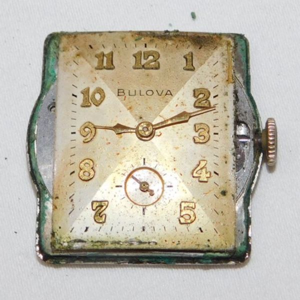 Vintage Bulova 17 Jewel Mans Art Deco Watch # 10BM | WatchCharts ...