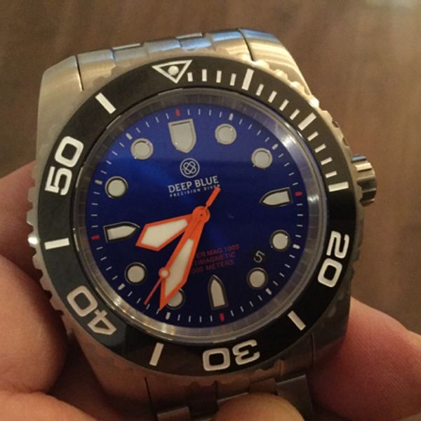 Deep Blue Master Mag Blue Dial ETA 2824 | WatchCharts