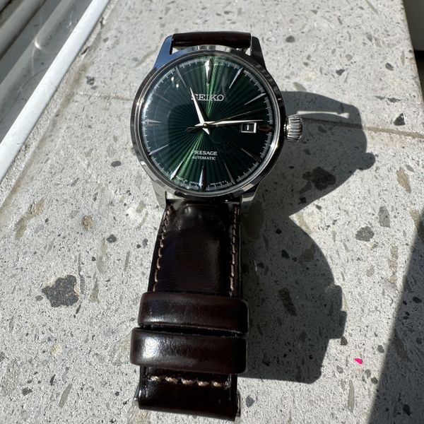 [wts] Seiko automatic presage SRPD37 green cocktail time | WatchCharts ...