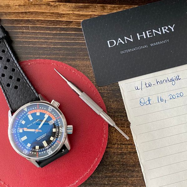 [WTS] Dan Henry 1970 40mm Diver - Price Drop | WatchCharts Marketplace