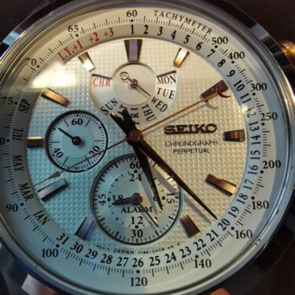 Seiko Chronograph perpetual SPC129P1 | WatchCharts
