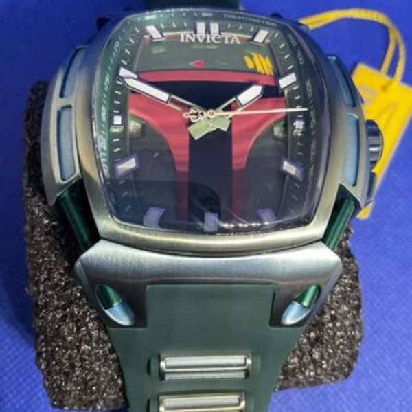 Invicta Diablo Boba Fett, light green, mod 43006 men’s wristwatch ...
