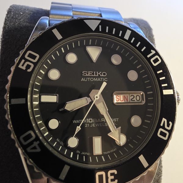 Seiko SKX031 Automatic Divers Watch - 7s26-0040 - Excellent Condition ...