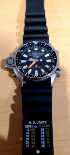 Citizen Promaster Aqualand I Quartz Watch, 44 mm, Black, 20 atm, JP2000-08E | WatchCharts