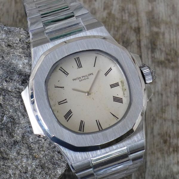 STUNNING GENTS PATEK PHILIPPE CAL 175 NAUTILUS MARRIAGE WATCH FULLY ...
