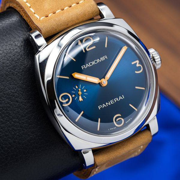 [WTS] PANERAI PAM00690 Radiomir 1940 Blue Dial Stainless Steel 3 Days ...