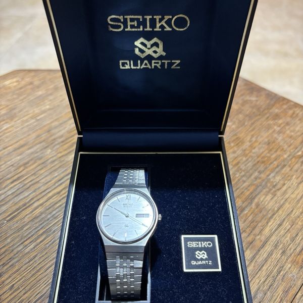 Menâ s Seiko Quartz Crystal Watch In Original Box | WatchCharts Marketplace