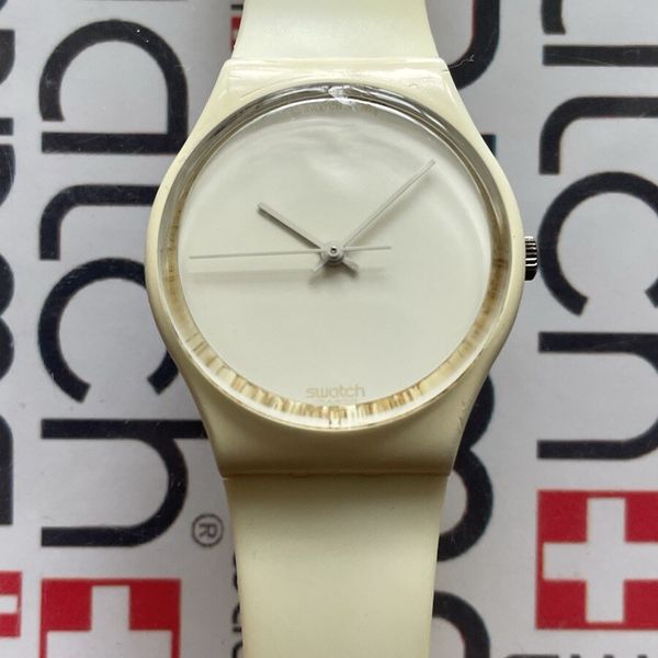 Swatch White Out GW107 1987 Standard Gents 34mm Vintage | WatchCharts ...
