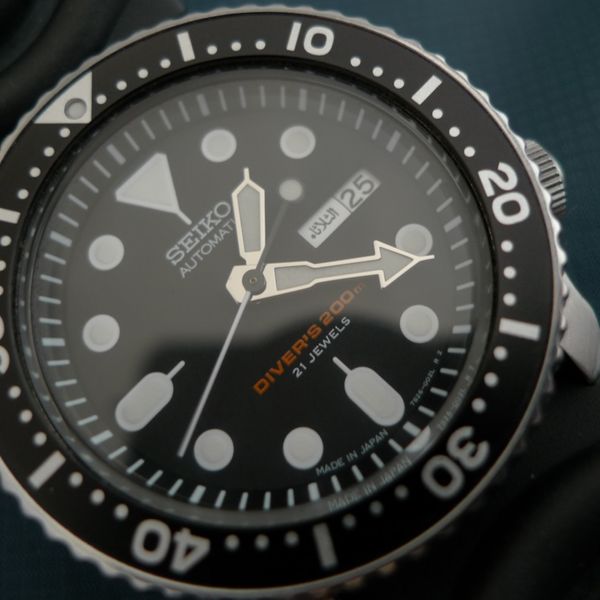 Seiko SKX007J 200M Diver- Z22 and Black NATO strap- Made in Japan ...