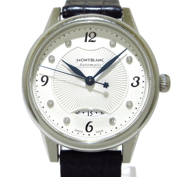 [New] [Used] MONTBLANC Boheme Date Watch 8P Diamond / Back Scale Silver ...