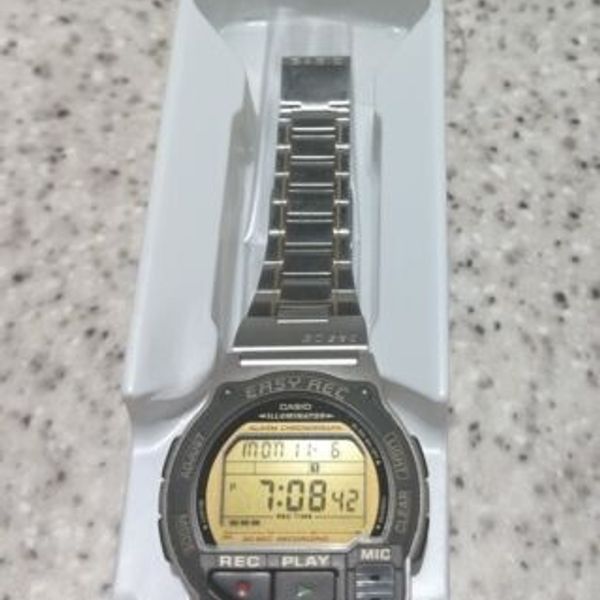 Casio Vintage A-V3-1T Digital Voice Recorder Never Worn!! Brand NEW ...