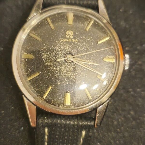 Omega Seamaster Vintage 14714 Men's Watch Black/Gold Dial | WatchCharts ...