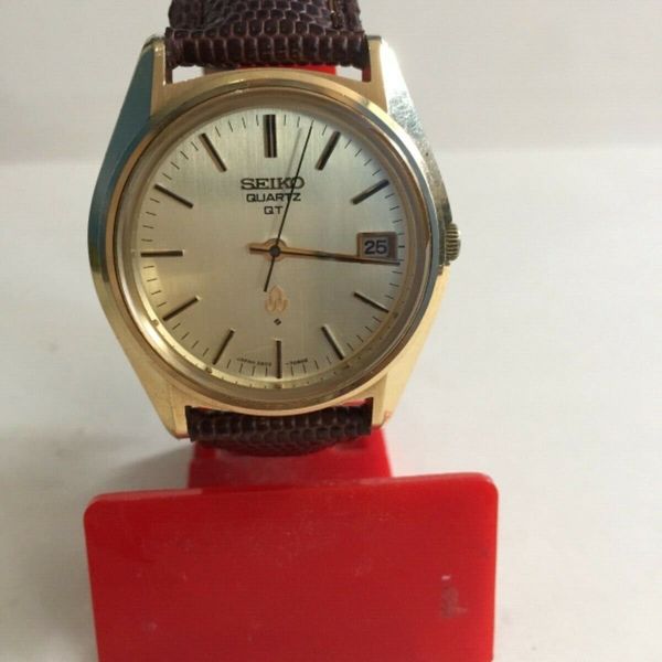 VINTAGE SEIKO QUARTZ QT GOLD CUP 3802-7031 (AUG.1974) MEN’S WATCh ...
