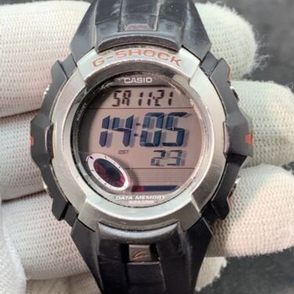 Vintage CASIO G SHOCK G-3011 MENS DIGITAL WATCH 2454 BLACK / RED Retro ...