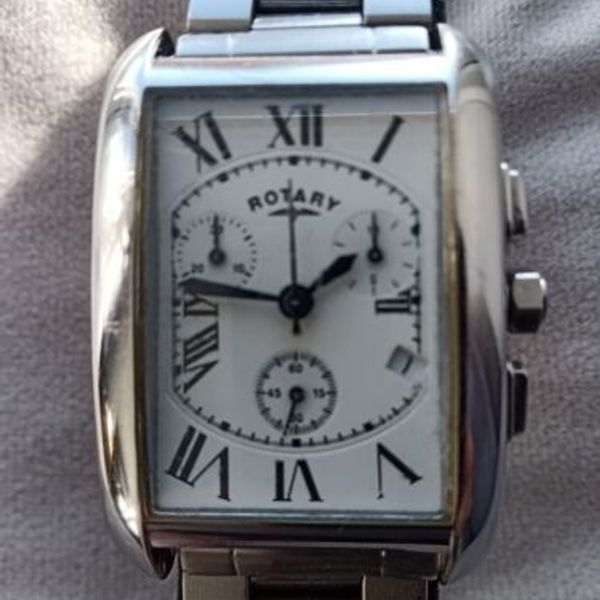 Vintage Rotary Elite Quartz Chronograph Tonneau Watch. | WatchCharts ...