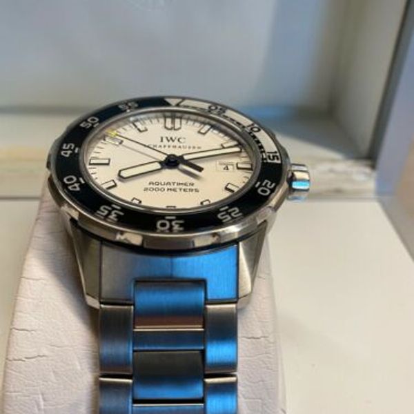IWC Aquatimer 3568-05 Box & Papers. Steel & Rubber Strap 44mm 2014 ...