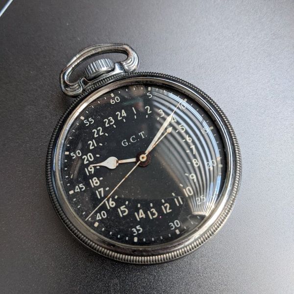 FS: Hamilton GCT 4992B Military Issued Master Navigation Pocket Watch ...