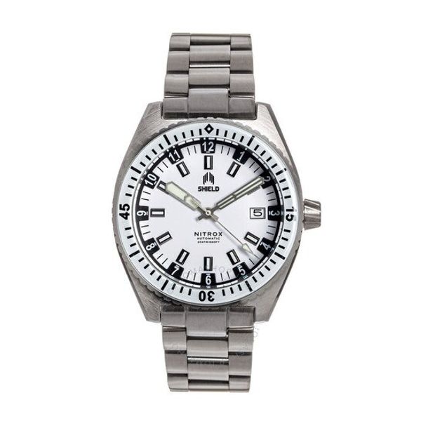 [$150 USD] SHIELD Nitrox White Dial Diver, NIB | WatchCharts