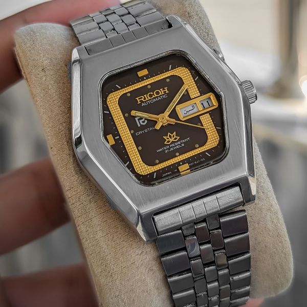 [WTS] Vintage Ricoh Automatic - 061494 - Hex-Dial - 21J Automatic ...