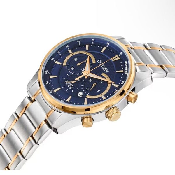 Citizen Chronograph Men's Two Tone Bracelet Watch | WatchCharts Marketplace