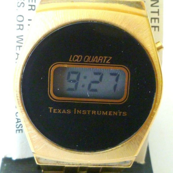 1977 TRITIUM TEXAS INSTRUMENT DAY/DATE LCD MEN'S WATCH,RUNNING in ...