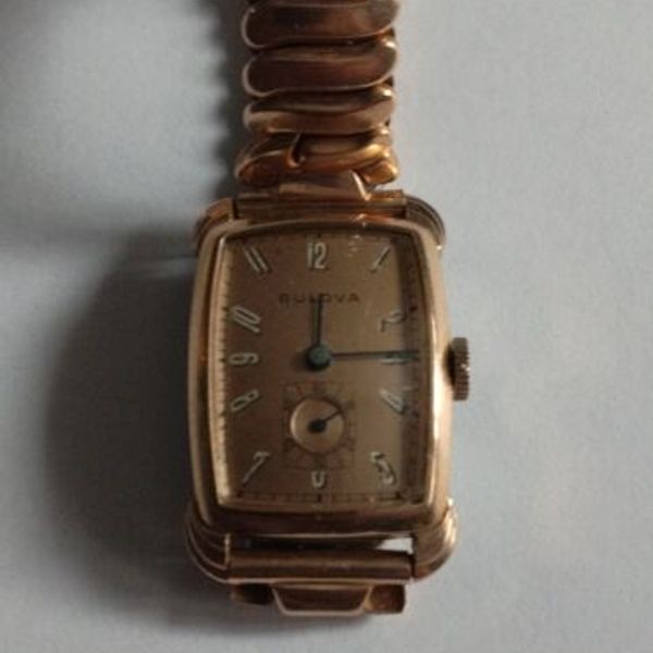 CB1 STUNNING Vintage Bulova Menâ s Tank Watch | WatchCharts Marketplace