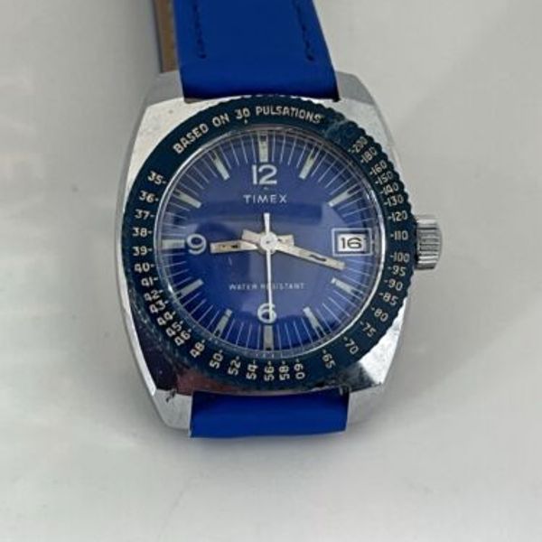 VINTAGE TIMEX SPRITE MEDIUM SIZE MECHANICAL MEN WRISTWATCH MADE IN ...