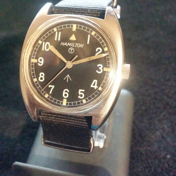SOLD British-Military-Hamilton-W10-Mechanical-Watch-From-1973 | WatchCharts