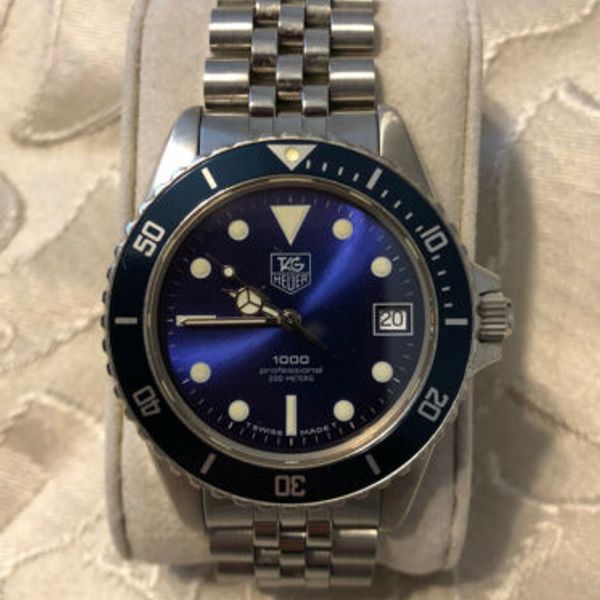 TAG Heuer 1000 Professional Diver Blue Dial (Ref 980.613B) | WatchCharts